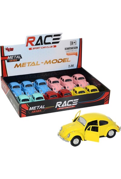 Amazeus 80131-12 Çek Bırak Die Cast Arabalar 1:36 Amazeus 80131-12 Çek Bırak Die Cast Arabalar 1:36
