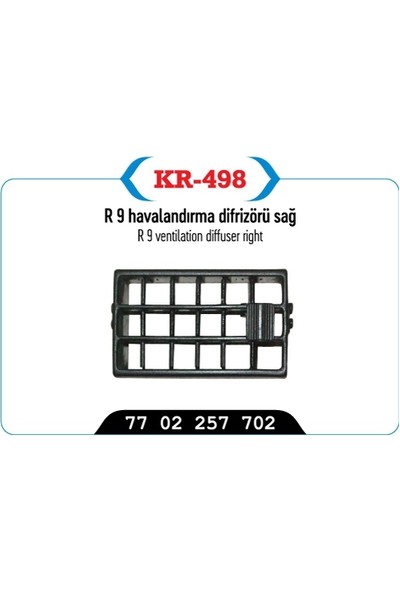 Havalandırma Dıfrızoru Sag - (Renault: R9) Havalandırma Dıfrızoru Sag - (Renault: R9)