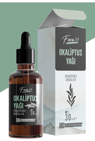 Farm 34 FARM34 Okaliptus Yağı 30 ml Farm 34 FARM34 Okaliptus Yağı 30 ml