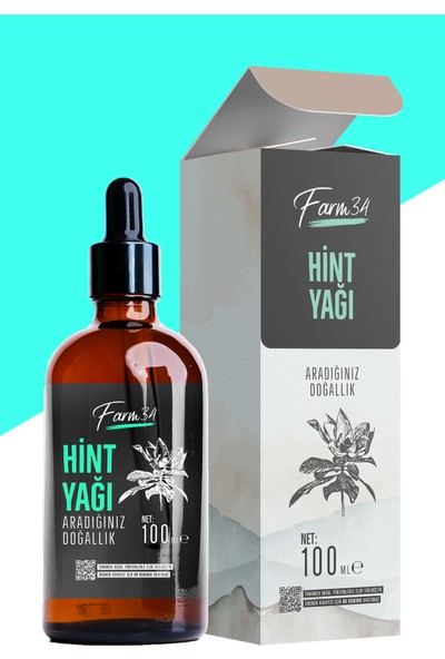 Farm 34 FARM34 Hint Yağı 100 ml Farm 34 FARM34 Hint Yağı 100 ml