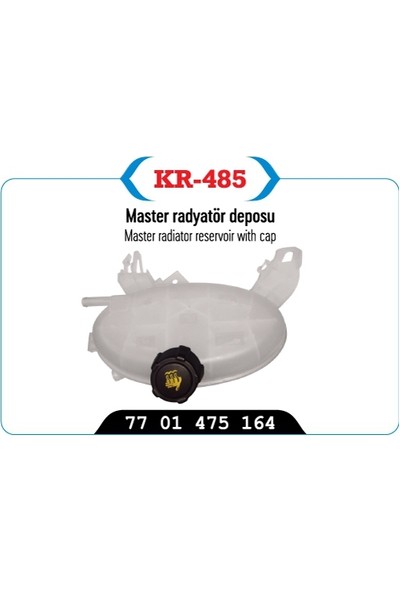 Radyator Ek Deposu Y.m Kapaklı - (Renault: Master) Radyator Ek Deposu Y.m Kapaklı - (Renault: Master)