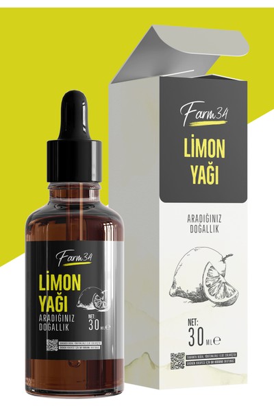 Farm 34 FARM34 Limon Yağı 30 ml Farm 34 FARM34 Limon Yağı 30 ml