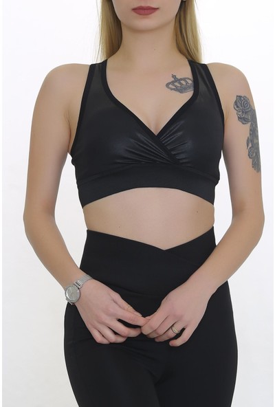 Makri Pazar V Yaka Askılı Büstiyer Siyah - 9016.125. Makri Pazar V Yaka Askılı Büstiyer Siyah - 9016.125.