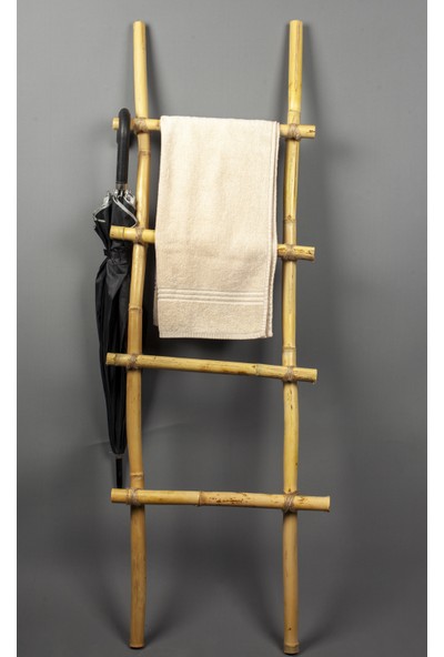 Biblio Doğal Bambu Merdiven, Dekor ve Eşya Asmak Için Demonte Bambu Merdiven Biblio Doğal Bambu Merdiven, Dekor ve Eşya Asmak Için Demonte Bambu Merdiven