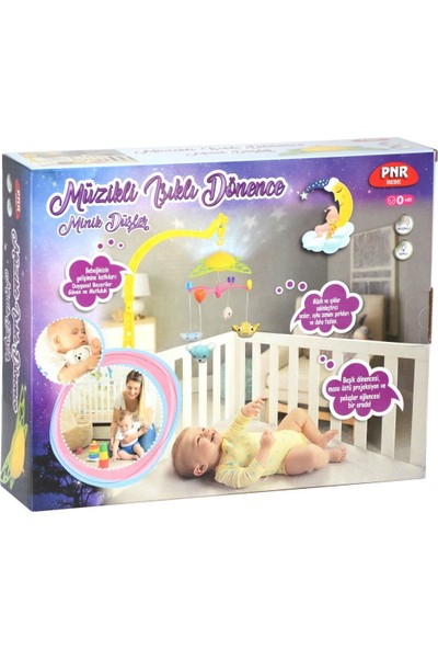 Can Oyuncak PNR01 Can, Müzikli Işıklı Dönence-Minik Düşler Can Oyuncak PNR01 Can, Müzikli Işıklı Dönence-Minik Düşler