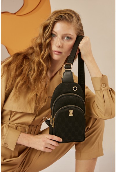 Pierre Cardin Siyah Kadın Çapraz ÇANTA-05PO22Y1630-KN4P S