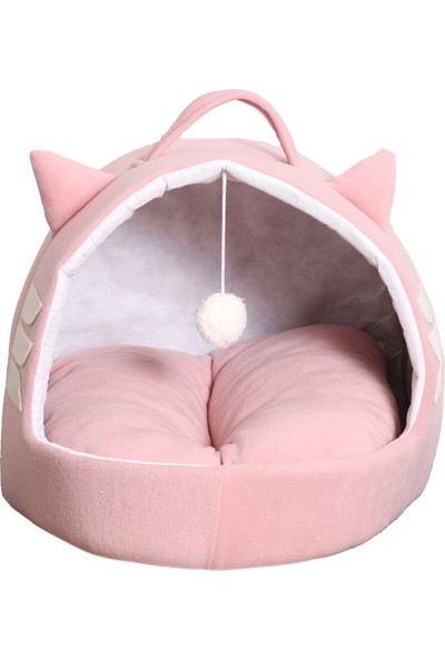Beyzatex Pudra Renk Kedi Köpek Yuvası Yatağı