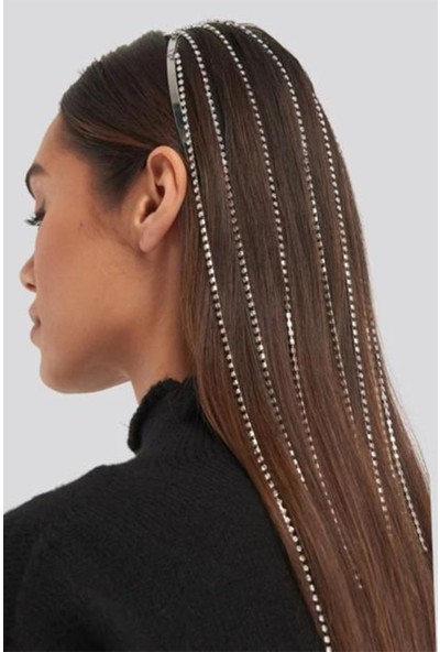 Bahels Kristal Taşlı Özel Tasarım Taç Saç Aksesuarı