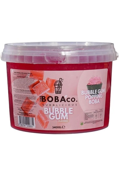 The Boba Co Bubble Tea Boba – Bubble Gum 3,4 kg The Boba Co Bubble Tea Boba – Bubble Gum 3,4 kg