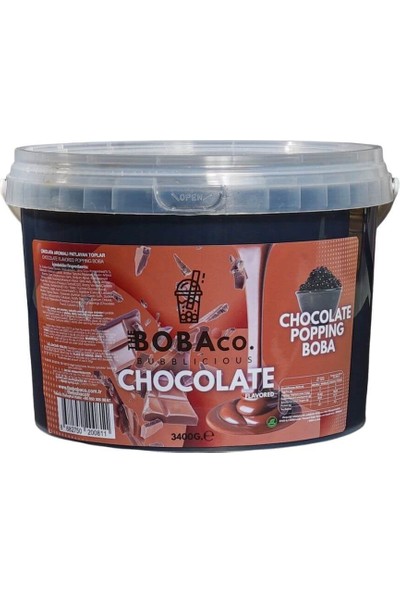 The Boba Co Bubble Tea Boba – Çikolata / Chocolate 3,4 kg The Boba Co Bubble Tea Boba – Çikolata / Chocolate 3,4 kg