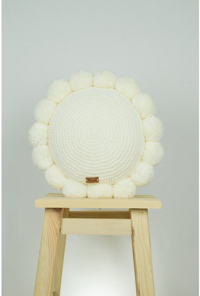 Frannkie Moon Love Ponponlu Kırlent/iç Dolgulu