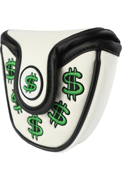 ST Decor Golf Putter Kapak Kafası Kapakları Pu Deri Mallet Atıcı Headcover Dolar Desenleri Beyaz Yeşil (Yurt Dışından) ST Decor Golf Putter Kapak Kafası Kapakları Pu Deri Mallet Atıcı Headcover Dolar Desenleri Beyaz Yeşil (Yurt Dışından)