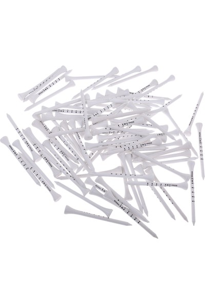 ST Decor 80 Golf Tee Plastik Golf Aksesuarları Beyaz Çizgili Dijital Ölçek - Plastik 83MM (Yurt Dışından) ST Decor 80 Golf Tee Plastik Golf Aksesuarları Beyaz Çizgili Dijital Ölçek - Plastik 83MM (Yurt Dışından)