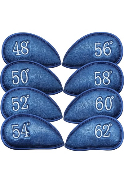 ST Decor Golf Demir Kafa Koruyucu Kılıfı Kapakları 8 Adet 1 Set Sorunsuz Fit Koruyucu Mavi (Yurt Dışından) ST Decor Golf Demir Kafa Koruyucu Kılıfı Kapakları 8 Adet 1 Set Sorunsuz Fit Koruyucu Mavi (Yurt Dışından)