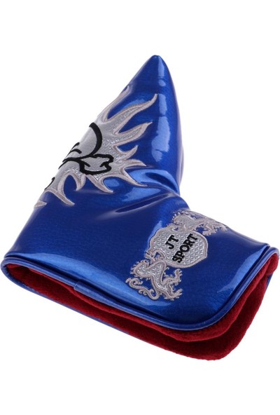 ST Decor Ultralight Deluxe Pu Kafatası Maetic Evrensel Golf Blade Atıcı Başkanı- Mavi (Yurt Dışından)