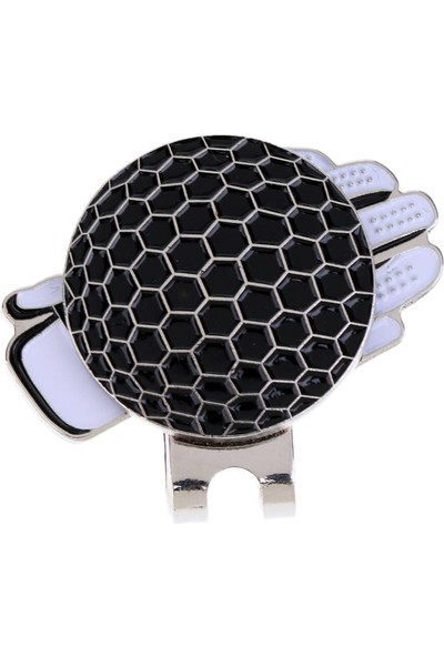 ST Decor Eldiven Desen Golf Manyetik Visor ve Şapka Klip Golf Topu Işaretleyici Siyah (Yurt Dışından) ST Decor Eldiven Desen Golf Manyetik Visor ve Şapka Klip Golf Topu Işaretleyici Siyah (Yurt Dışından)