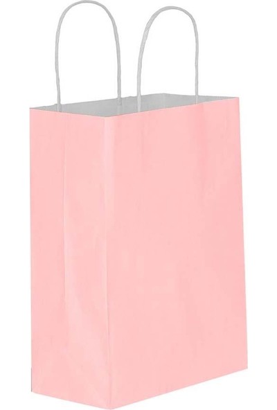 Eposet Pembe Kağıt Hediye ve Alışveriş Çantası (31X12X41) 25 Adet
