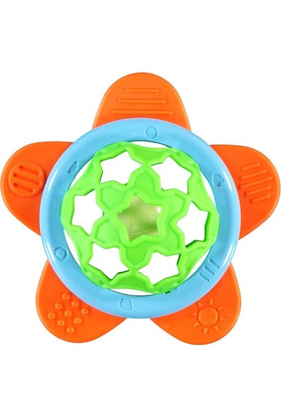 Kelebek Oyuncak Deniz Yıldızı Çıngıraklı Diş Kaşıyıcı