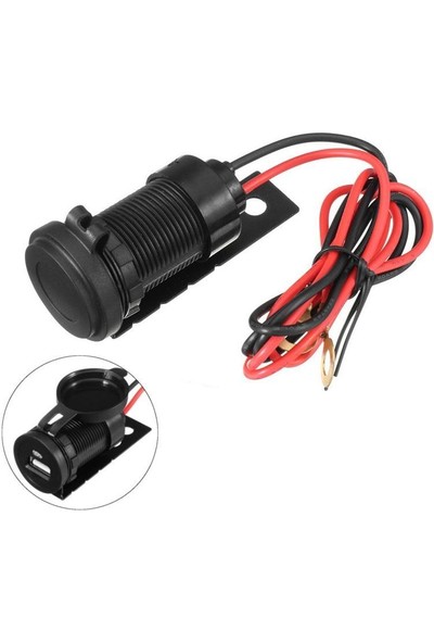 MG Moto Mts USB Şarj-Ayna