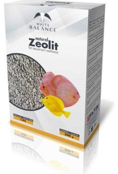 White Balance Akvaryum Filtre Malzemesi Fileli Zeolite 500GR White Balance Akvaryum Filtre Malzemesi Fileli Zeolite 500GR