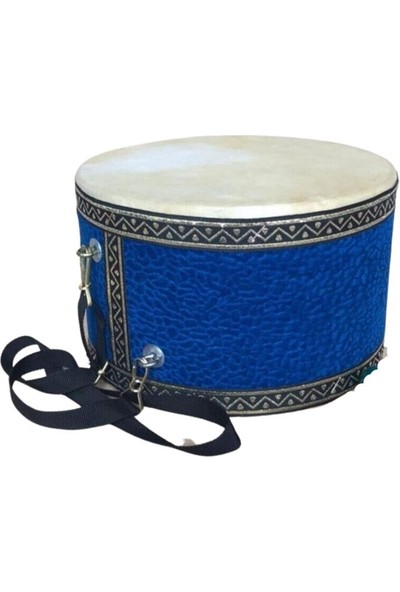 Burdan Eve Oyuncak Deri Davul 22 cm Oyuncak Davul Mavi Burdan Eve Oyuncak Deri Davul 22 cm Oyuncak Davul Mavi