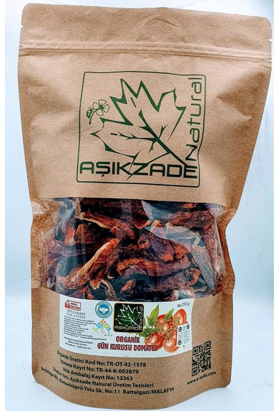 Aşıkzade Natural Organik Günkurusu Domates Aşıkzade Natural Organik Günkurusu Domates