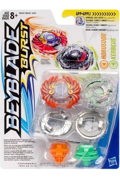 Horusood ve Kerbeus Orijinal Beyblade Burst 2 Li Paket Horusood ve Kerbeus Orijinal Beyblade Burst 2 Li Paket