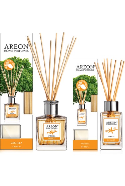 Areon Home Perfume 150ML Vanılla + 85ML Vanılla (2'li) Areon Home Perfume 150ML Vanılla + 85ML Vanılla (2'li)