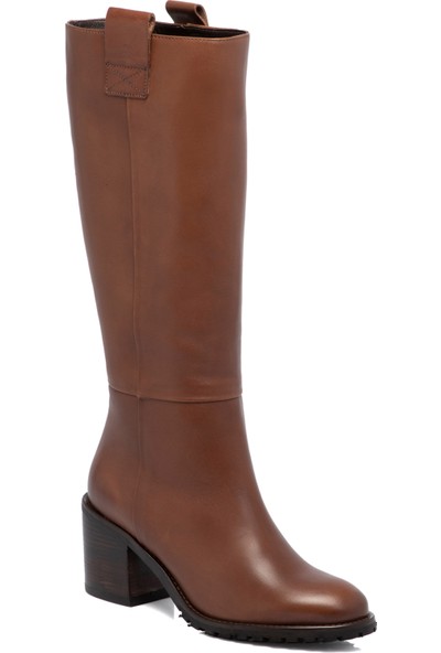 Tergan Fındık Deri Kadın Çizme 65852Q9L