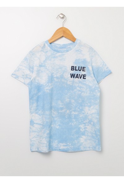 Limon Batik Boy Bisiklet Yaka Standart Kalıp Baskılı Mavi Erkek Çocuk T-Shirt Limon Batik Boy Bisiklet Yaka Standart Kalıp Baskılı Mavi Erkek Çocuk T-Shirt
