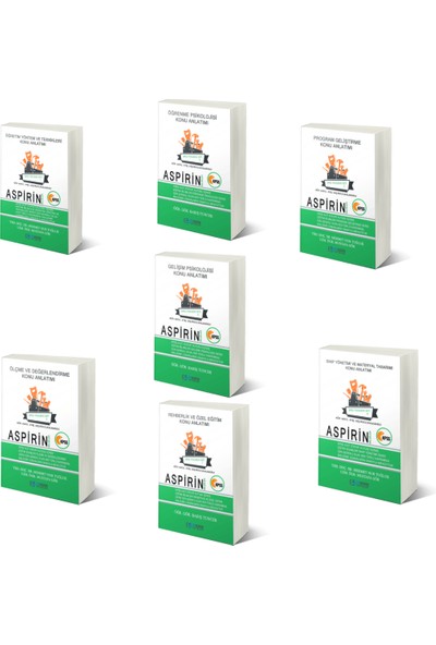 Efe Akademi Aspirin KPSS Hazırlık 7 Kitap Set