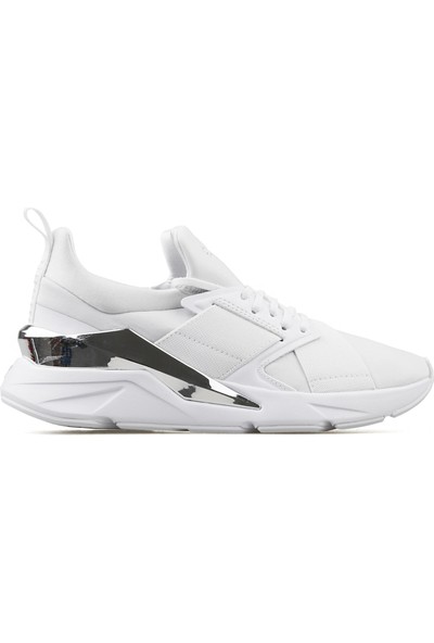 Puma Muse X5 Metal Wns Kadın Günlük Ayakkabı 38395402 Beyaz Puma Muse X5 Metal Wns Kadın Günlük Ayakkabı 38395402 Beyaz