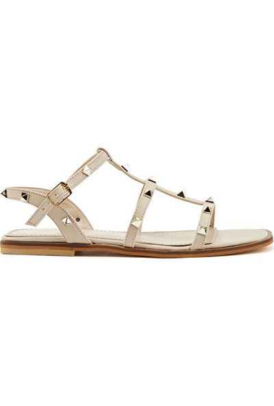 Sole Sisters Joyce Düz Sandalet - Bej