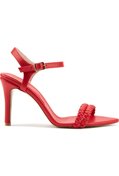 Sole Sisters Tuan Topuklu Sandalet - Kırmızı