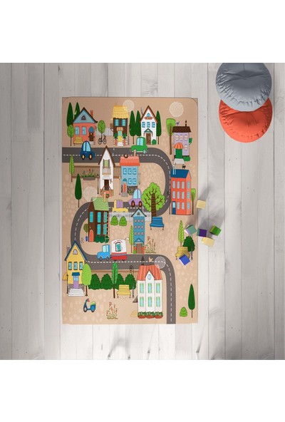 Milroma Çocuk Odası Dijital Baskı Halı Milroma Çocuk Odası Dijital Baskı Halı