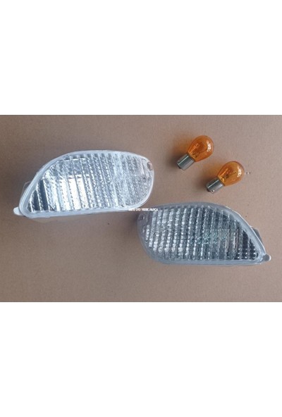 Fk Oto Ford Focus Mk1 Ön Tampon Sinyali Beyaz (Şeffaf) Sol-Sağ Takım 1998-2001 Fk Oto Ford Focus Mk1 Ön Tampon Sinyali Beyaz (Şeffaf) Sol-Sağ Takım 1998-2001