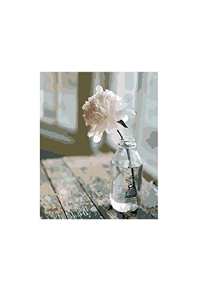 Hobi Tedarik Şişedeki Çiçek Çerçevesiz 60X75 Sayılarla Boyama Hobi Seti Hobi Tedarik Şişedeki Çiçek Çerçevesiz 60X75 Sayılarla Boyama Hobi Seti