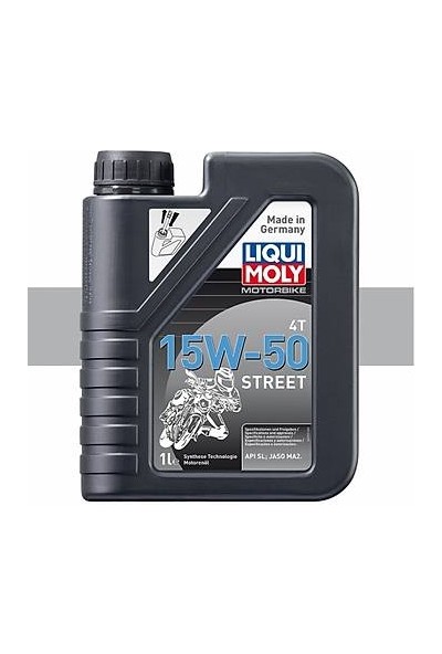 Liqui Moly 15W-50 Street 15W50 4t Sentetik Motor Yağı 1 Litre Liqui Moly 15W-50 Street 15W50 4t Sentetik Motor Yağı 1 Litre