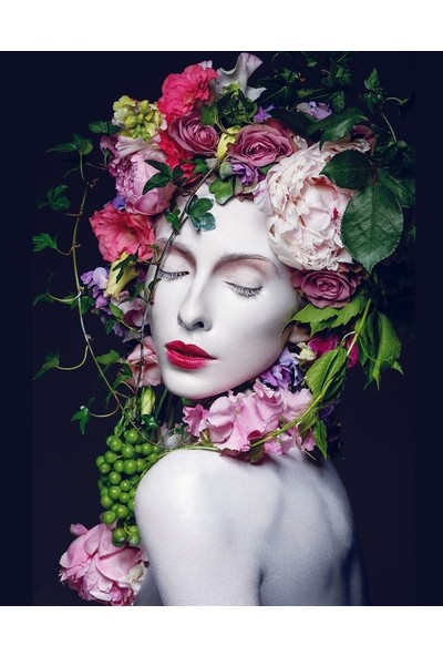 Parla Canvas Kadının Çiçek Duruşu Sayılarla Boyama Seti Rulo 40 x 50 cm Parla Canvas Kadının Çiçek Duruşu Sayılarla Boyama Seti Rulo 40 x 50 cm