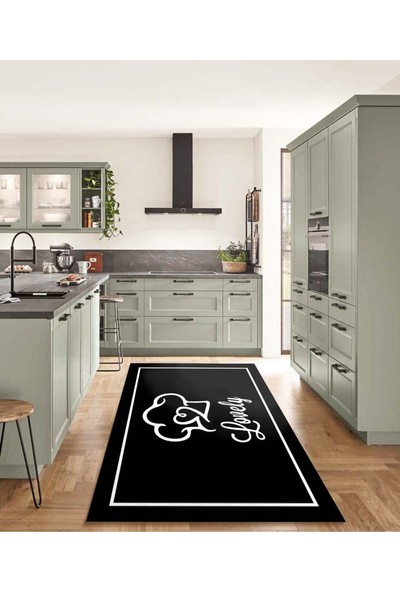 Milroma Dijital Baskı Mutfak Halısı