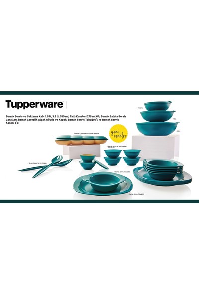 Tupperware Berrak Set 25 Parça