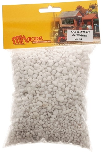 Mk Model Kar Efekti S/3 Kalın Gren 25GR. Mk Model Kar Efekti S/3 Kalın Gren 25GR.