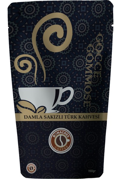 Bonacres Gocce Gommose Damla Sakızlı Türk Kahvesi 150 gr