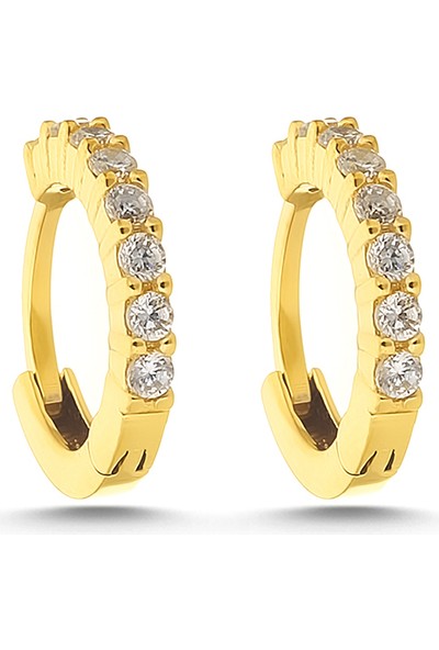 Woman Diamond 14 Ayar Altın Taşlı Tekli Küpe (Kutu Hediyeli) Woman Diamond 14 Ayar Altın Taşlı Tekli Küpe (Kutu Hediyeli)