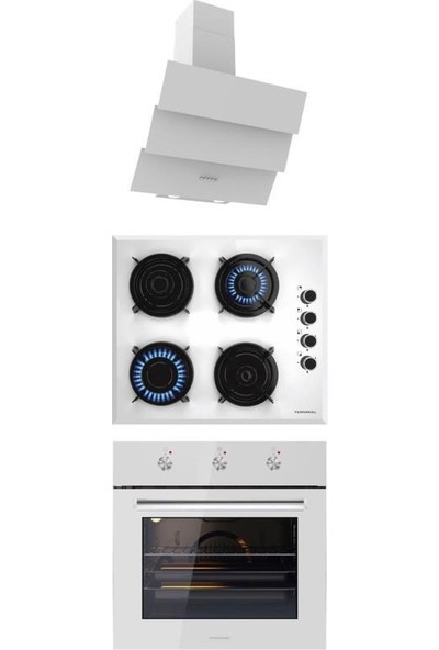 Termikel Ankastre Set (Bo O6433 W + Bh P6144 W + Pınus WW60) Termikel Ankastre Set (Bo O6433 W + Bh P6144 W + Pınus WW60)