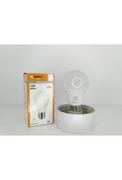 Osaka LED Ampül A60 Dimmerlenebilir E27 10W 230VOLT 810LM 3000K Sarı LED500