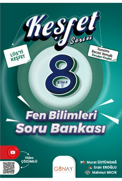 Günay 8. Sınıf Keşfet Fen Bilimleri Soru Bankası Günay 8. Sınıf Keşfet Fen Bilimleri Soru Bankası