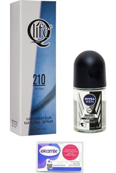 Qlife Parfüm 210 Nivea Roll On 25 Ml Qlife Parfüm 210 Nivea Roll On 25 Ml