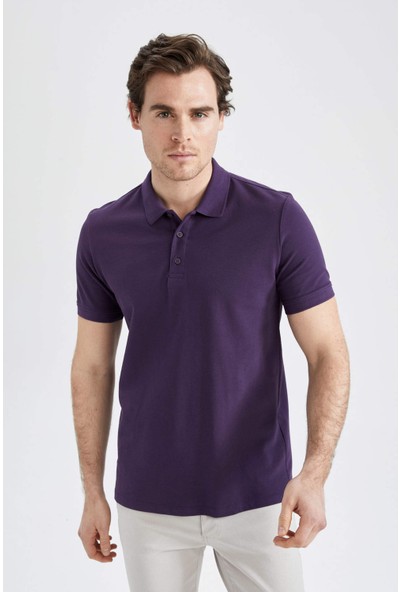 DeFacto Regular Fit Polo Yaka Basic Kısa Kollu Tişört M7676AZ22SP DeFacto Regular Fit Polo Yaka Basic Kısa Kollu Tişört M7676AZ22SP