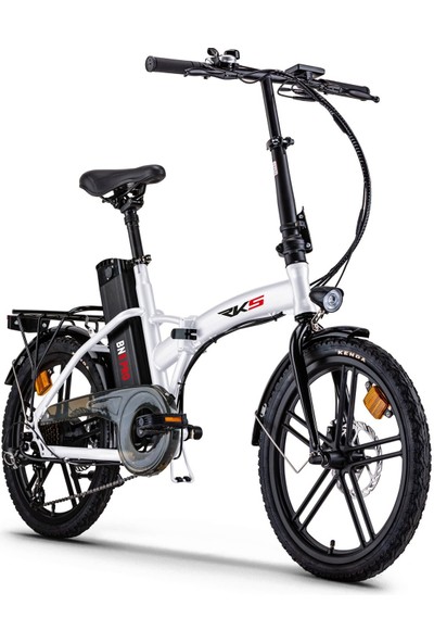 RKS Elektrikli Bn5 Pro Katlanabilir Bisiklet Beyaz RKS Elektrikli Bn5 Pro Katlanabilir Bisiklet Beyaz